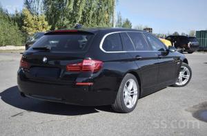 Melns BMW 525 2014 Rīga, ar dzinēja tilpumu 2.00 L un nobraukumu 179 tūkst. km par 10500 €, foto  vietnē AUTOMOTO.COM.LV