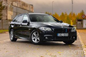 Black BMW 525 2015 in Jelgava, with an engine capacity of 2.00 L and mileage of 253 thousand km for 10950 €, photo 2 on AUTOMOTO.COM.LV