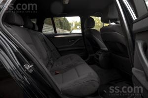 Black BMW 525 2015 in Jelgava, with an engine capacity of 2.00 L and mileage of 253 thousand km for 10950 €, photo 18 on AUTOMOTO.COM.LV