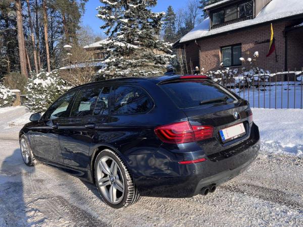 Black BMW 525 2015 in Kaunas, with an engine capacity of 2.00 L and mileage of 270 thousand km for 11950 €, photo 3 on AUTOMOTO.COM.LV