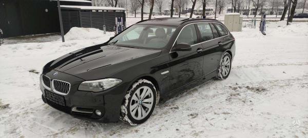Black BMW 525 2015 in Kaunas, with an engine capacity of 2.00 L and mileage of 299 thousand km for 9700 €, photo 1 on AUTOMOTO.COM.LV