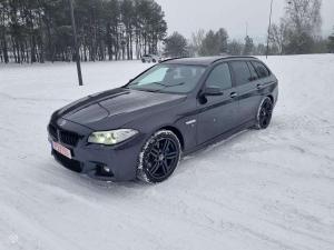 Melns BMW 525 2015 Kauņa, ar dzinēja tilpumu 2.00 L un nobraukumu 212 tūkst. km par 12300 €, foto  vietnē AUTOMOTO.COM.LV