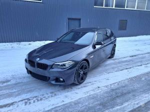 Black BMW 525 2015 in Kaunas, with an engine capacity of 2.00 L and mileage of 212 thousand km for 11299 €, photo  on AUTOMOTO.COM.LV