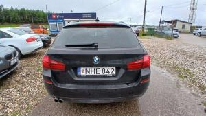 Black BMW 525 2015 in Vilnius, with an engine capacity of 2.00 L and mileage of 340 thousand km for 4900 €, photo 6 on AUTOMOTO.COM.LV