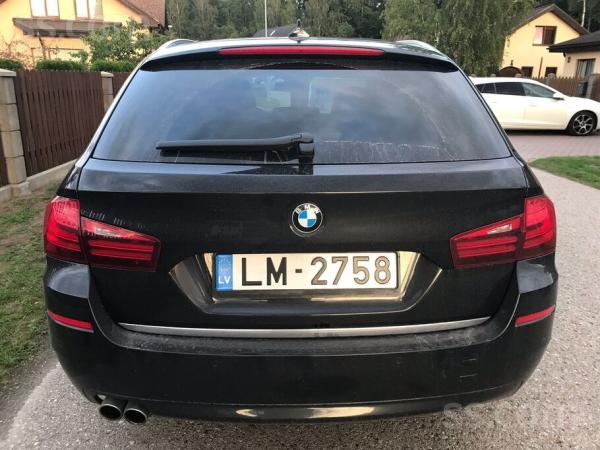 Black BMW 525 2015 in Riga, with an engine capacity of 2.00 L and mileage of 309 thousand km for 10000 €, photo 6 on AUTOMOTO.COM.LV
