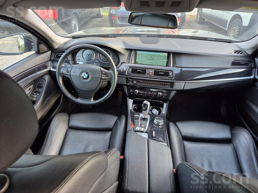 Melns BMW 525 2015 Liepāja, ar dzinēja tilpumu 2.00 L un nobraukumu 351 tūkst. km par 11700 €, foto 10 vietnē AUTOMOTO.COM.LV