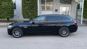 Black BMW 525 2015 in Riga, with an engine capacity of 2.00 L and mileage of 288 thousand km for 11500 €, photo 4 on AUTOMOTO.COM.LV
