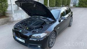 Black BMW 525 2015 in Riga, with an engine capacity of 2.00 L and mileage of 288 thousand km for 11500 €, photo 8 on AUTOMOTO.COM.LV