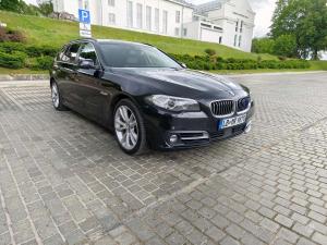 Black BMW 525 2015 in Telschi, with an engine capacity of 2.00 L and mileage of 186 thousand km for 12700 €, photo 3 on AUTOMOTO.COM.LV
