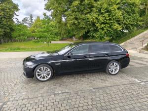 Black BMW 525 2015 in Telschi, with an engine capacity of 2.00 L and mileage of 186 thousand km for 12700 €, photo 9 on AUTOMOTO.COM.LV