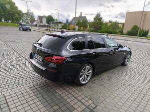 Black BMW 525 2015 in Telschi, with an engine capacity of 2.00 L and mileage of 186 thousand km for 12700 €, photo 10 on AUTOMOTO.COM.LV