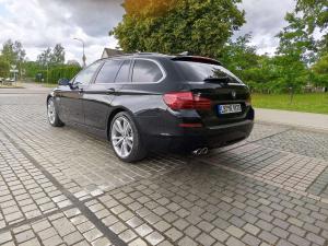 Black BMW 525 2015 in Telschi, with an engine capacity of 2.00 L and mileage of 186 thousand km for 12700 €, photo 13 on AUTOMOTO.COM.LV