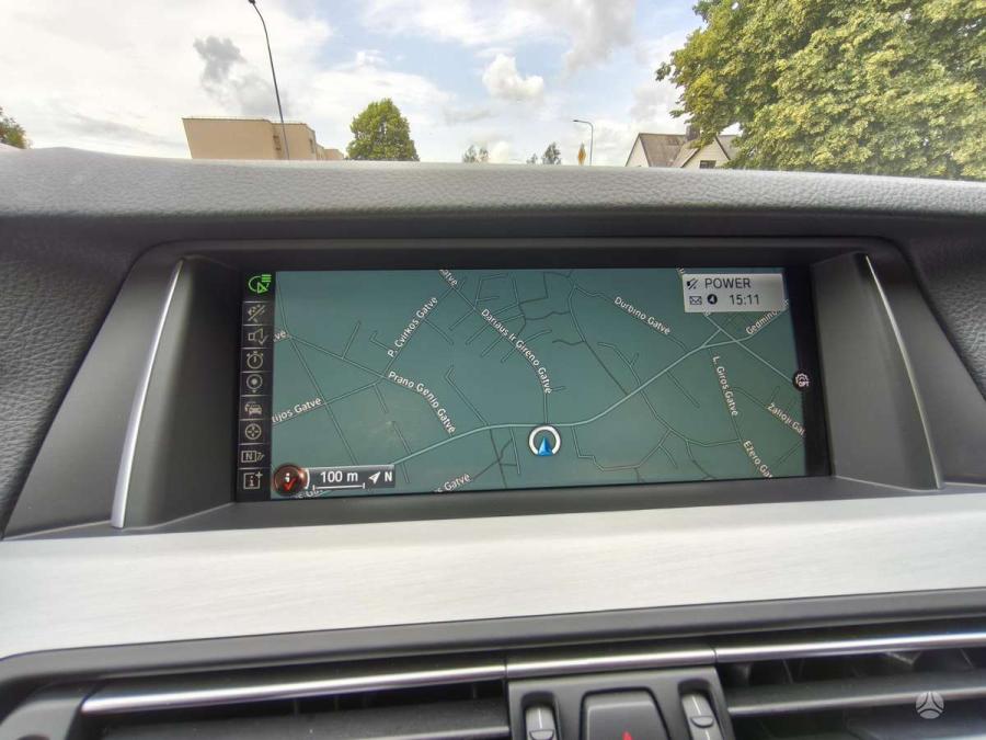 Black BMW 525 2015 in Telschi, with an engine capacity of 2.00 L and mileage of 186 thousand km for 12700 €, photo 19 on AUTOMOTO.COM.LV