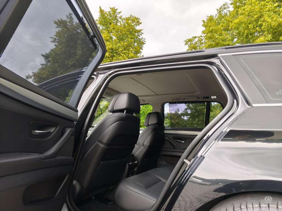 Black BMW 525 2015 in Telschi, with an engine capacity of 2.00 L and mileage of 186 thousand km for 12700 €, photo 33 on AUTOMOTO.COM.LV