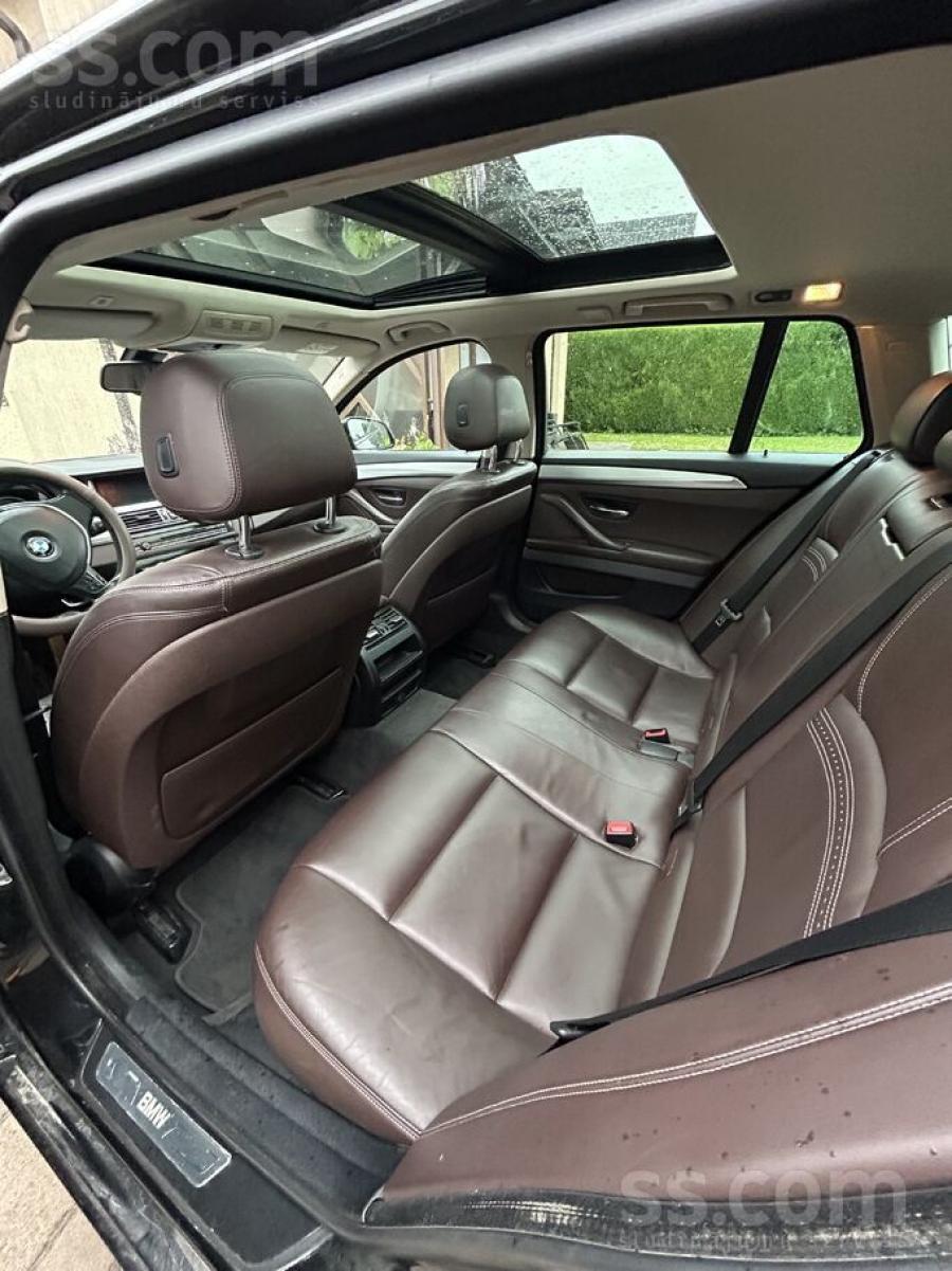 Melns BMW 525 2015 Bauska, ar dzinēja tilpumu 2.00 L un nobraukumu 350 tūkst. km par 10800 €, foto 8 vietnē AUTOMOTO.COM.LV