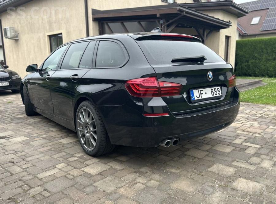 Melns BMW 525 2015 Bauska, ar dzinēja tilpumu 2.00 L un nobraukumu 350 tūkst. km par 10800 €, foto 13 vietnē AUTOMOTO.COM.LV