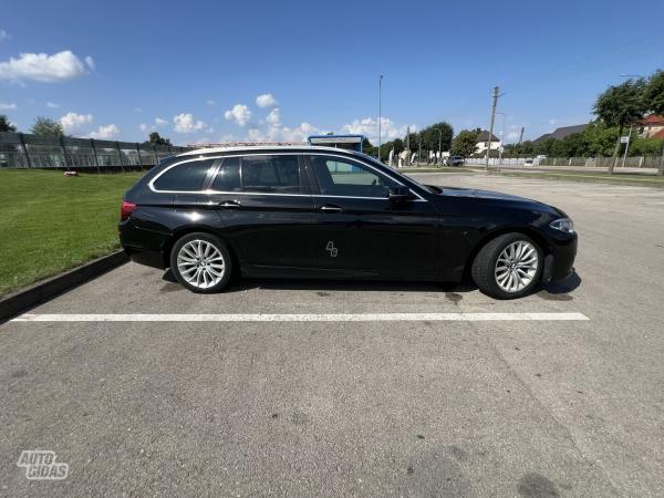 Black BMW 525 2015 in Kazlu Ruda, with an engine capacity of 2.00 L and mileage of 268 thousand km for 8600 €, photo 3 on AUTOMOTO.COM.LV
