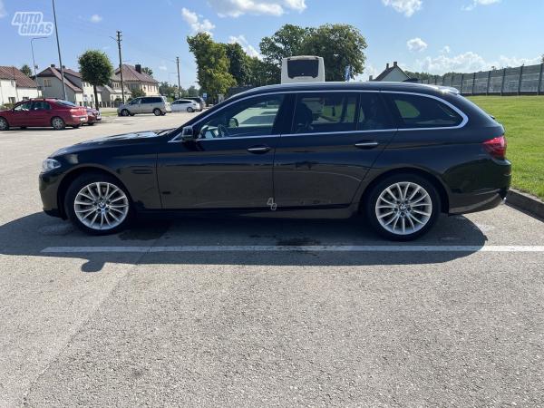 Black BMW 525 2015 in Kazlu Ruda, with an engine capacity of 2.00 L and mileage of 268 thousand km for 8600 €, photo 4 on AUTOMOTO.COM.LV