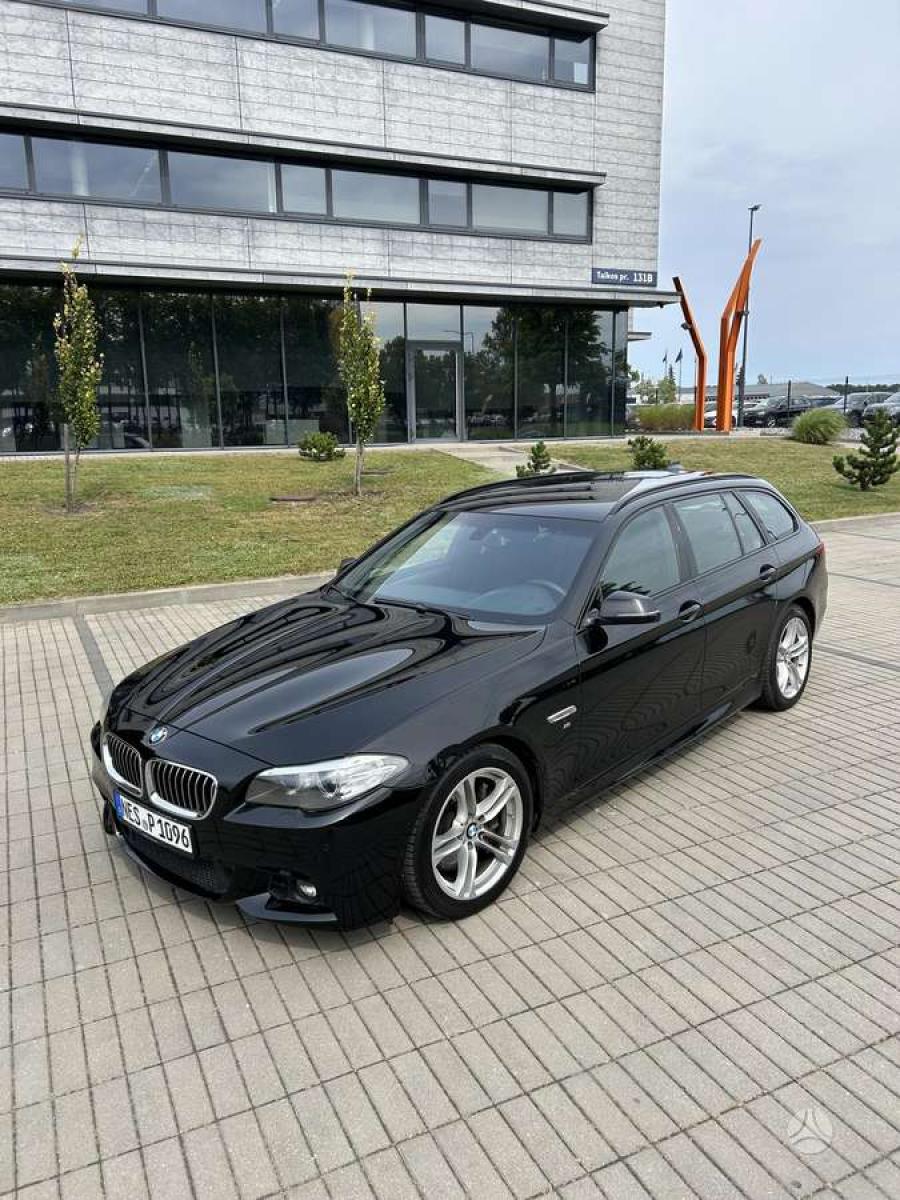 Melns BMW 525 2015 Kauņa, ar dzinēja tilpumu 2.00 L un nobraukumu 288 tūkst. km par 9900 €, foto 1 vietnē AUTOMOTO.COM.LV