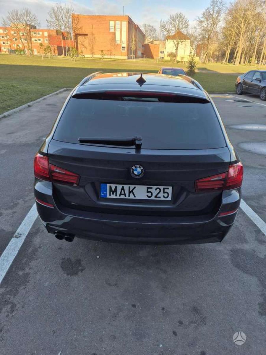 Black BMW 525 2015 in Klaipeda, with an engine capacity of 2.00 L and mileage of 272 thousand km for 11300 €, photo 1 on AUTOMOTO.COM.LV