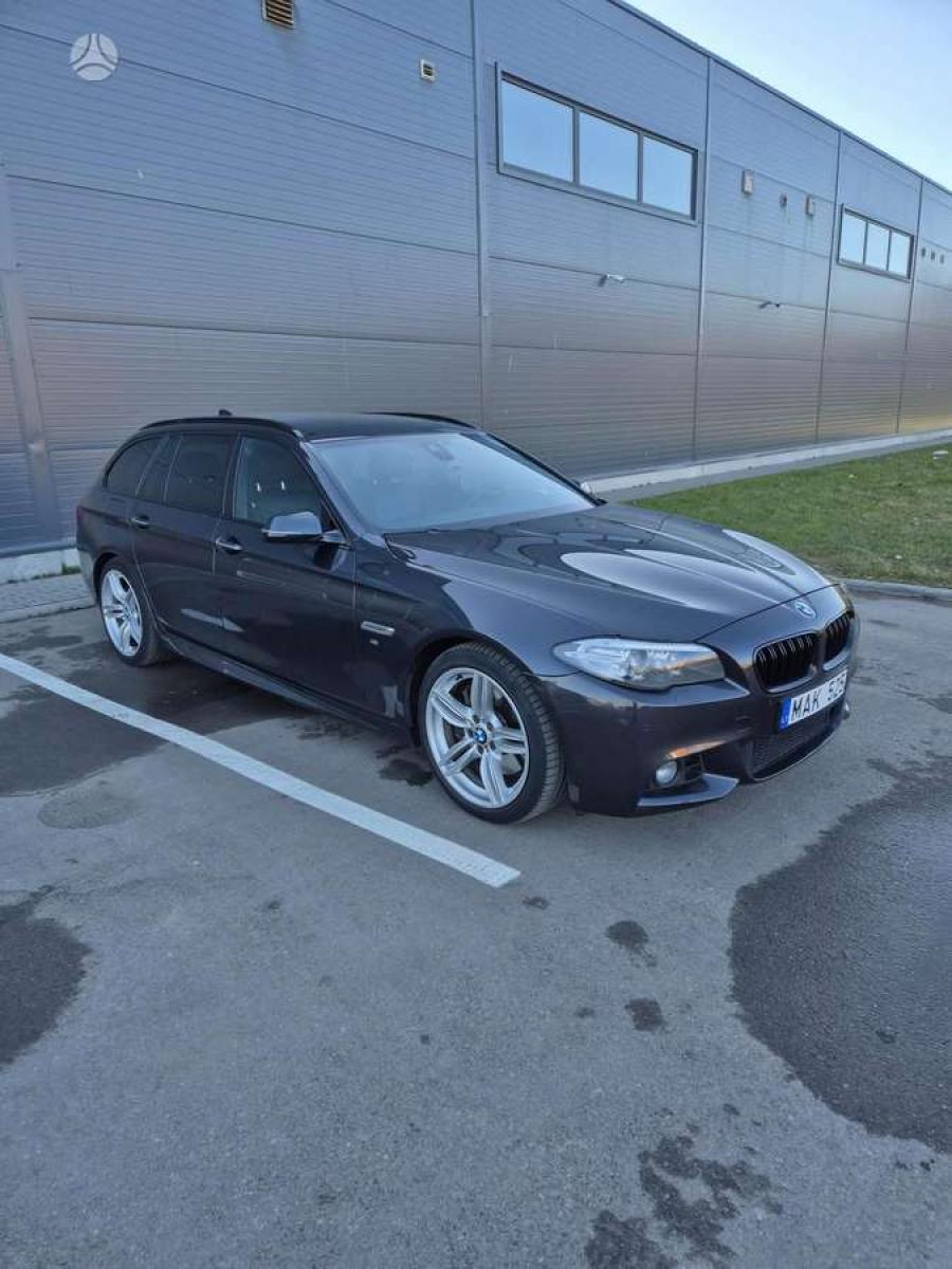 Black BMW 525 2015 in Klaipeda, with an engine capacity of 2.00 L and mileage of 272 thousand km for 11300 €, photo 5 on AUTOMOTO.COM.LV