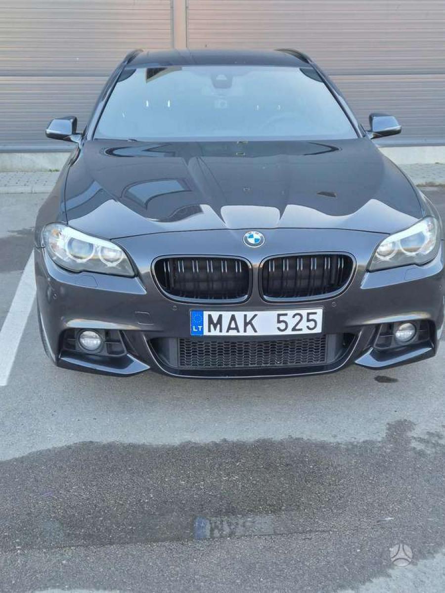 Black BMW 525 2015 in Klaipeda, with an engine capacity of 2.00 L and mileage of 272 thousand km for 11300 €, photo 6 on AUTOMOTO.COM.LV