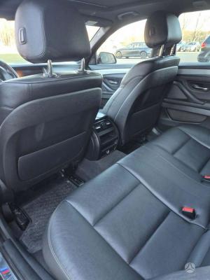 Black BMW 525 2015 in Klaipeda, with an engine capacity of 2.00 L and mileage of 272 thousand km for 11300 €, photo 16 on AUTOMOTO.COM.LV
