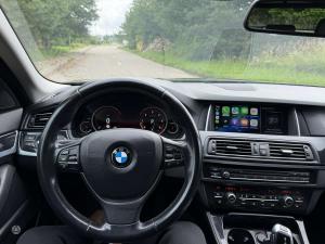 Black BMW 525 2016 in Vilnius, with an engine capacity of 2.00 L and mileage of 350 thousand km for 9549 €, photo 21 on AUTOMOTO.COM.LV