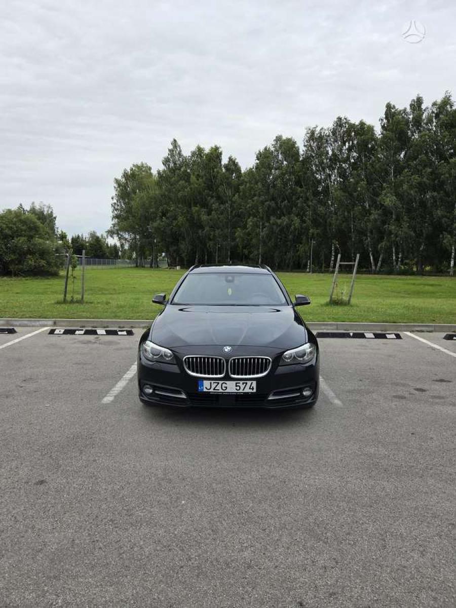 Black BMW 525 2016 in Kaunas, with an engine capacity of 2.00 L and mileage of 234 thousand km for 12750 €, photo 1 on AUTOMOTO.COM.LV