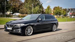 Melns BMW 525 2016 Rīga, ar dzinēja tilpumu 2.00 L un nobraukumu 300 tūkst. km par 13000 €, foto  vietnē AUTOMOTO.COM.LV