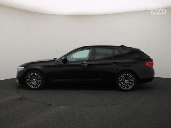 Black BMW 525 2019 in Vilnius, with an engine capacity of 2.00 L and mileage of 146 thousand km for 22999 €, photo 6 on AUTOMOTO.COM.LV