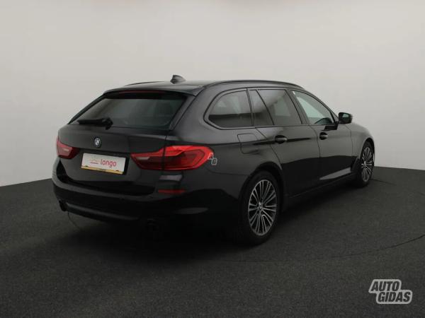 Black BMW 525 2019 in Vilnius, with an engine capacity of 2.00 L and mileage of 146 thousand km for 22999 €, photo 8 on AUTOMOTO.COM.LV