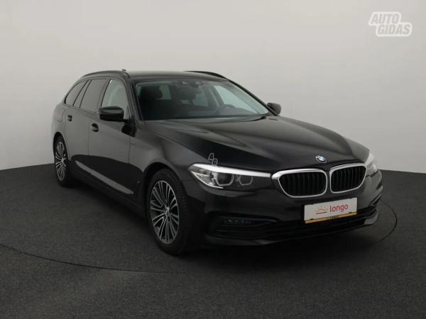 Black BMW 525 2019 in Vilnius, with an engine capacity of 2.00 L and mileage of 146 thousand km for 22999 €, photo 10 on AUTOMOTO.COM.LV