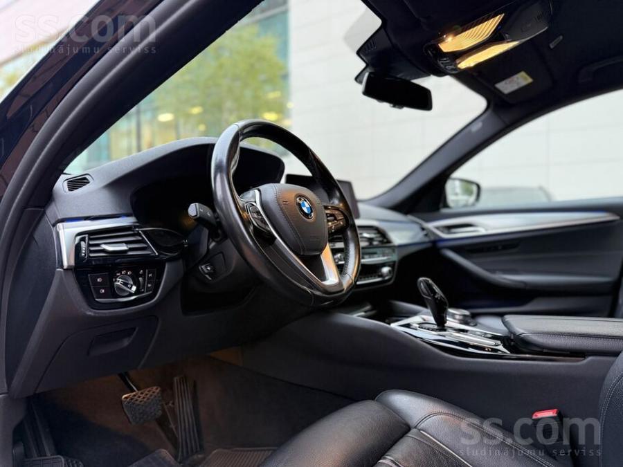 Black BMW 525 2019 in Riga, with an engine capacity of 2.00 L and mileage of 0 thousand km for 17000 €, photo 6 on AUTOMOTO.COM.LV