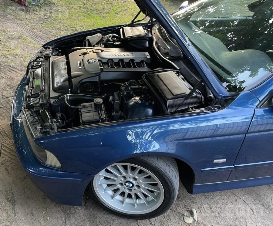 Blue BMW 525 2002 in Daugavpils, with an engine capacity of 2.50 L and mileage of 334 thousand km for 5500 €, photo 8 on AUTOMOTO.COM.LV