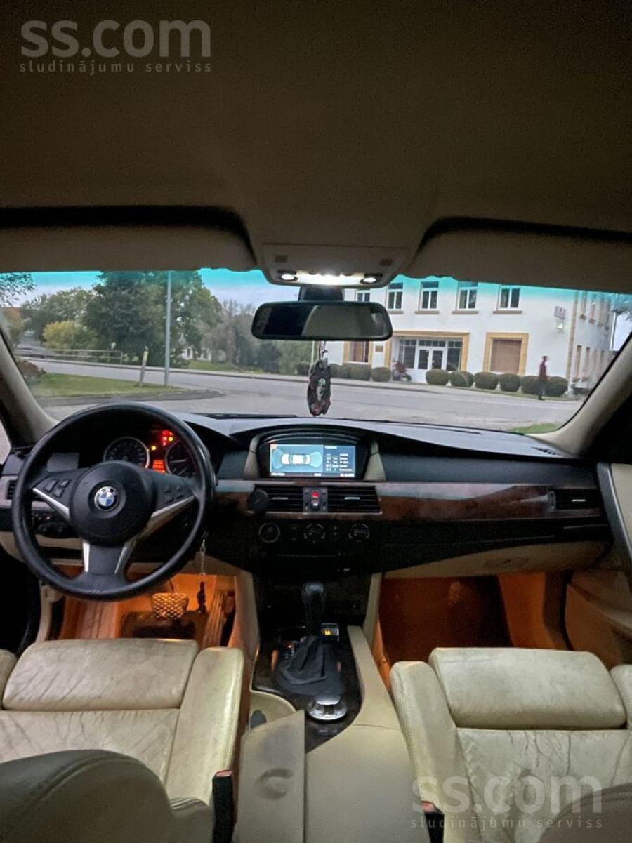 Blue BMW 525 2004 in Daugavpils, with an engine capacity of 2.50 L and mileage of 525 thousand km for 2600 €, photo 7 on AUTOMOTO.COM.LV