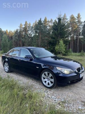 Синий БМВ 525 2004 в Рига, объемом двигателя 2.50 л и пробегом 395 тыс. км за 3599 €, фото  на AUTOMOTO.COM.LV