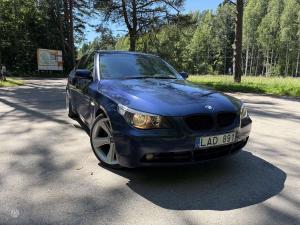 Синий БМВ 525 2004 в Таураге, объемом двигателя 2.50 л и пробегом 389 тыс. км за 2900 €, фото  на AUTOMOTO.COM.LV