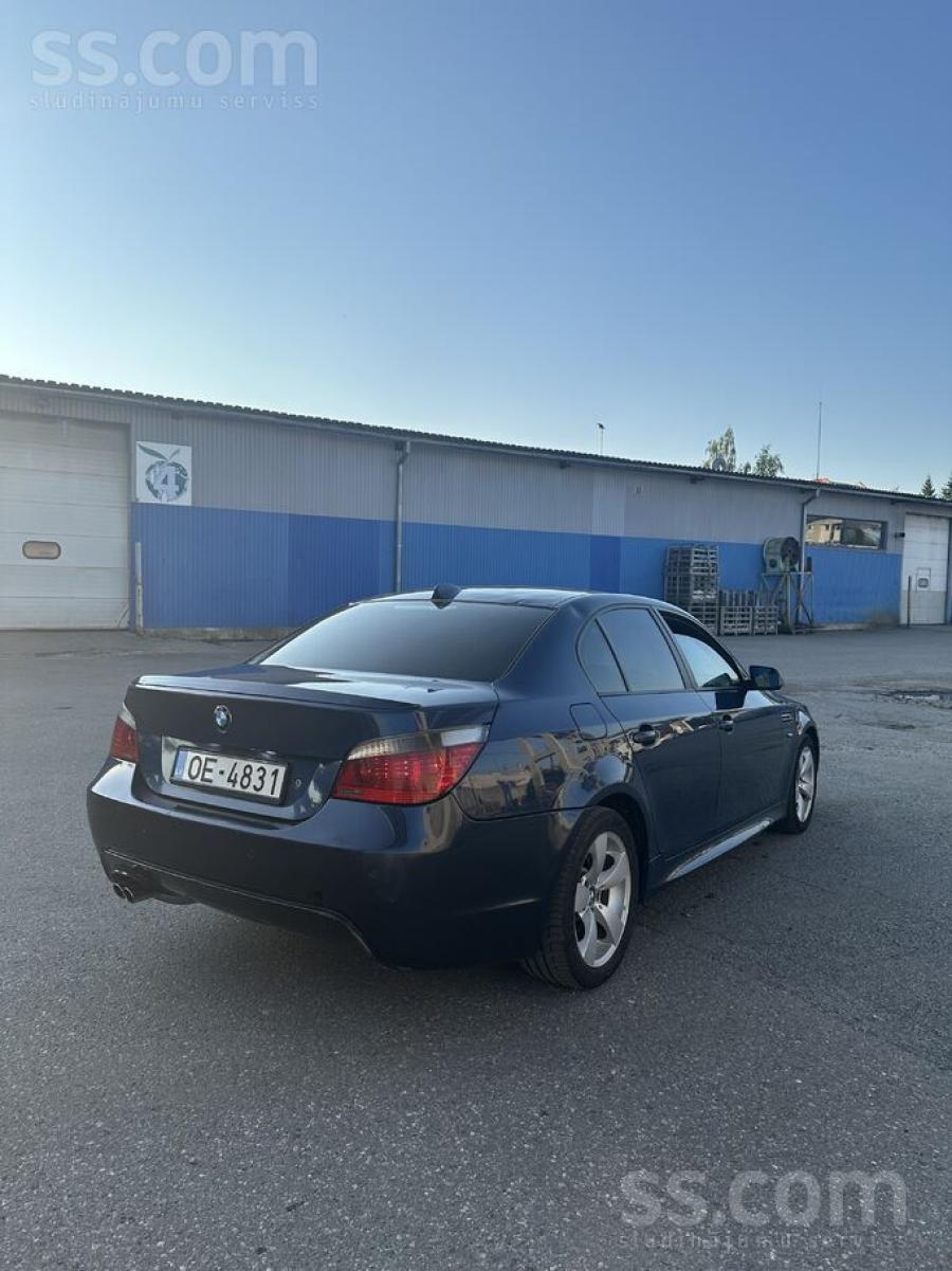 Blue BMW 525 2004 in Riga, with an engine capacity of 2.50 L and mileage of 342 thousand km for 3999 €, photo 5 on AUTOMOTO.COM.LV
