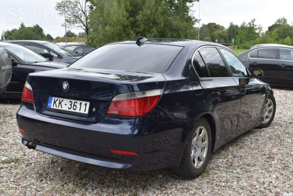 Blue BMW 525 2005 in Kuldiga, with an engine capacity of 2.50 L and mileage of 0 thousand km for 2450 €, photo 2 on AUTOMOTO.COM.LV