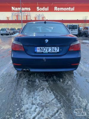 Blue BMW 525 2005 in Kaunas, with an engine capacity of 2.50 L and mileage of 425 thousand km for 2100 €, photo 3 on AUTOMOTO.COM.LV