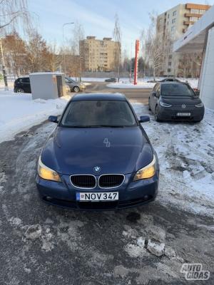 Blue BMW 525 2005 in Kaunas, with an engine capacity of 2.50 L and mileage of 390 thousand km for 2800 €, photo 8 on AUTOMOTO.COM.LV