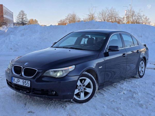 Blue BMW 525 2005 in Siauliai, with an engine capacity of 2.50 L and mileage of 300 thousand km for 2550 €, photo 1 on AUTOMOTO.COM.LV
