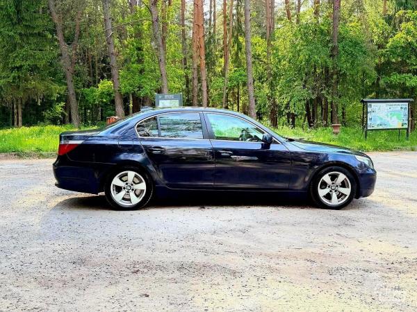 Blue BMW 525 2005 in Kaunas, with an engine capacity of 2.50 L and mileage of 440 thousand km for 2590 €, photo 4 on AUTOMOTO.COM.LV