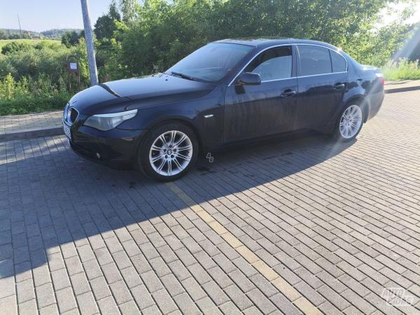 Blue BMW 525 2005 in Anyksciai, with an engine capacity of 2.50 L and mileage of 452 thousand km for 2200 €, photo 1 on AUTOMOTO.COM.LV