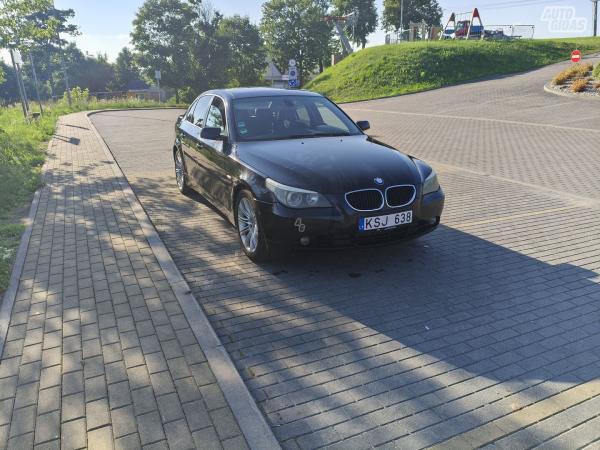 Blue BMW 525 2005 in Anyksciai, with an engine capacity of 2.50 L and mileage of 452 thousand km for 2200 €, photo 5 on AUTOMOTO.COM.LV