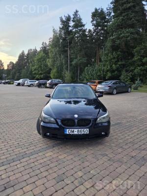 Blue BMW 525 2005 in Riga, with an engine capacity of 2.50 L and mileage of 345 thousand km for 3450 €, photo 5 on AUTOMOTO.COM.LV