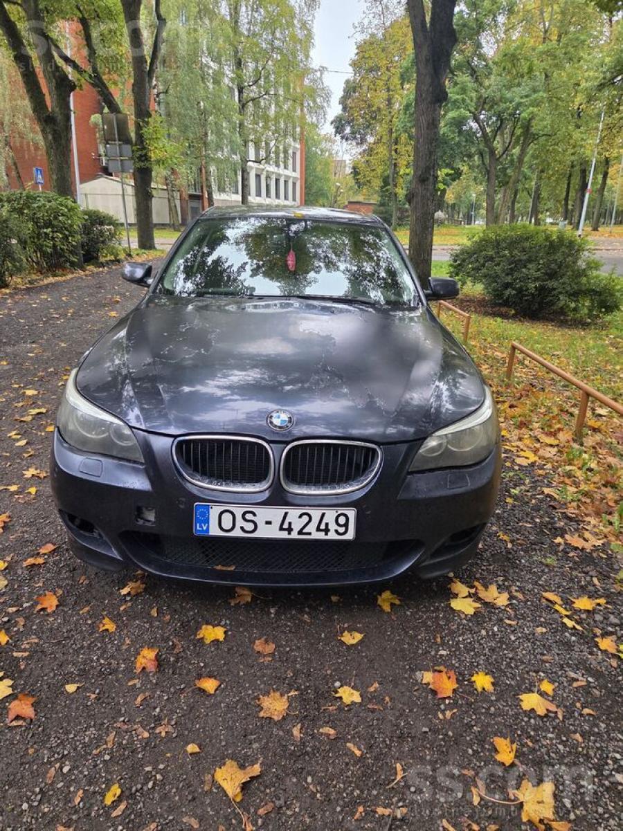 Синий БМВ 525 2005 в Рига, объемом двигателя 2.50 л и пробегом 314 тыс. км за 1750 €, фото 1 на AUTOMOTO.COM.LV