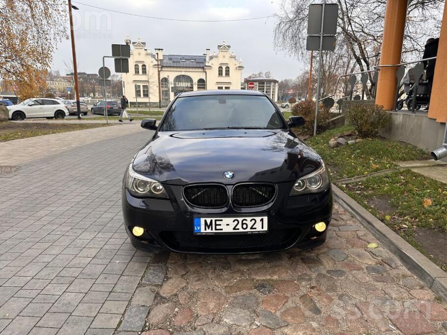 Blue BMW 525 2006 in Liepaja, with an engine capacity of 2.50 L and mileage of 407 thousand km for 4600 €, photo 8 on AUTOMOTO.COM.LV