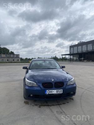 Blue BMW 525 2006 in Liepaja, with an engine capacity of 2.50 L and mileage of 434 thousand km for 3500 €, photo  on AUTOMOTO.COM.LV